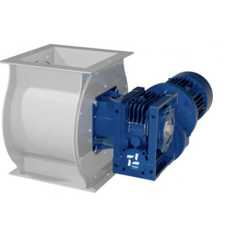 Square Or Round Flange Rotary Airlock Valve 30L Rotary Airlock Dust ...