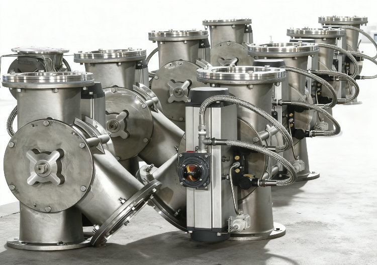 2-way Automatic Diverter Valve High Flow Rate of 100 Gpm for Industrial ...