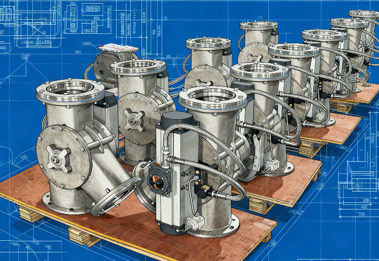 2-way Valve Position Automatic Diverter Valve for Industrial/Commercial ...
