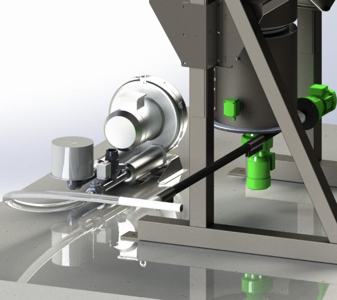 Precision Powder Metering System 50L Powder Dispensing Equipment