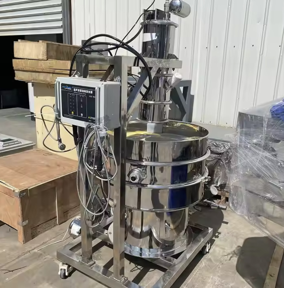 Horizontal Vertical And Inclined Industrial Vibrating Sieve Powder ...